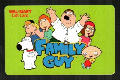 WALMART Family Guy ( 2008 ) Gift Card ( $0 ) | eBay