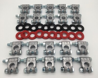 Military Battery Terminals, 20 Pack USA Made, Quick Cable w ...