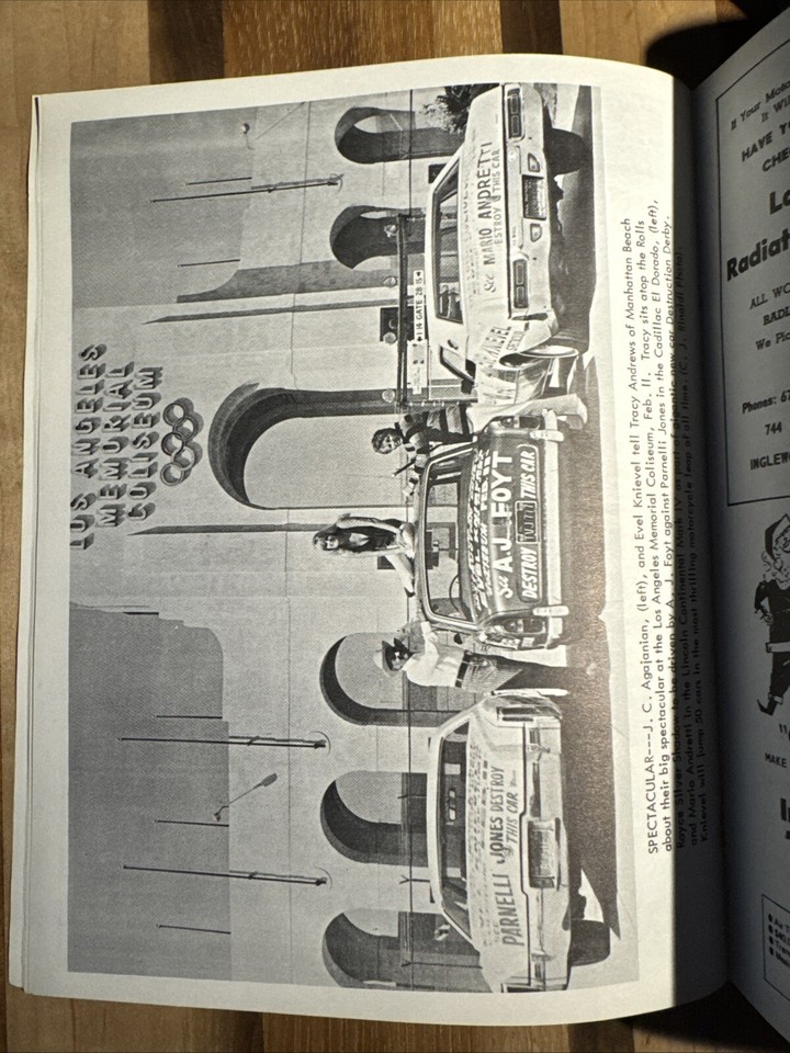 1972 USAC Sprint Car Race Program, San Jose Speedway, Sam Sessions/Jim ...