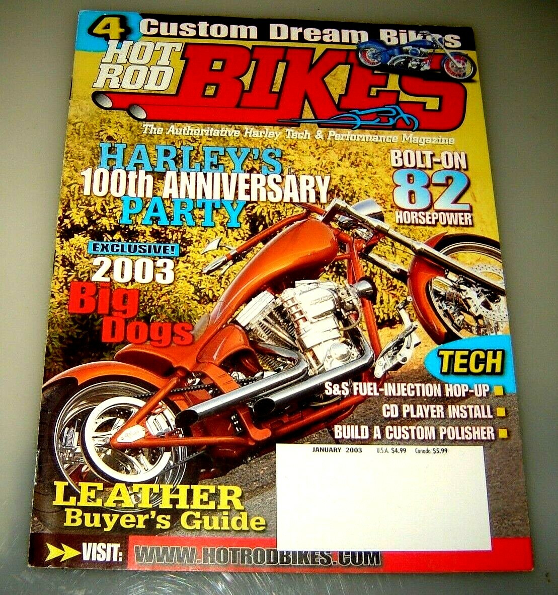 Hot Rod Bikes The Ultimate Harley Magazine January 2003 Motorcycles | eBay