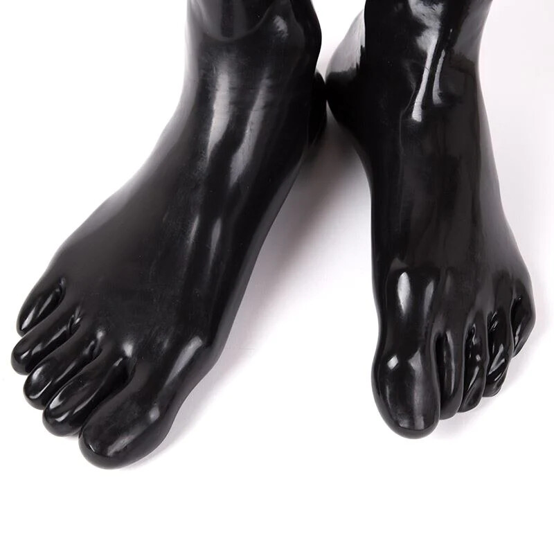 Latex Rubber Toe Socks, Black | eBay