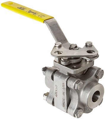 Apollo 86A-200 Series Stainless Steel Ball Valve, Three Piece, Inline ...
