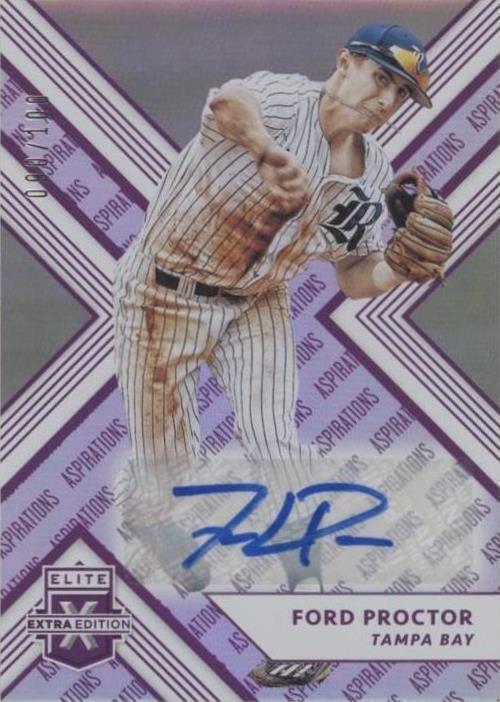 2018 Panini Elite Extra Edition - Ford Proctor #105 Aspirations Purple ...