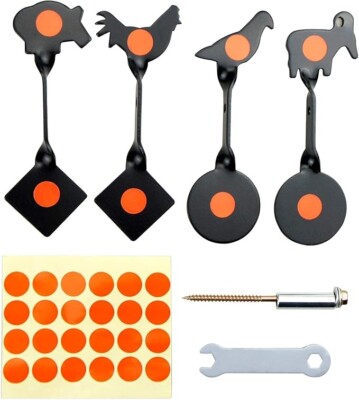 BB Gun Target Pellet Gun Targets Compact Package Metal Steel Auto Reset ...