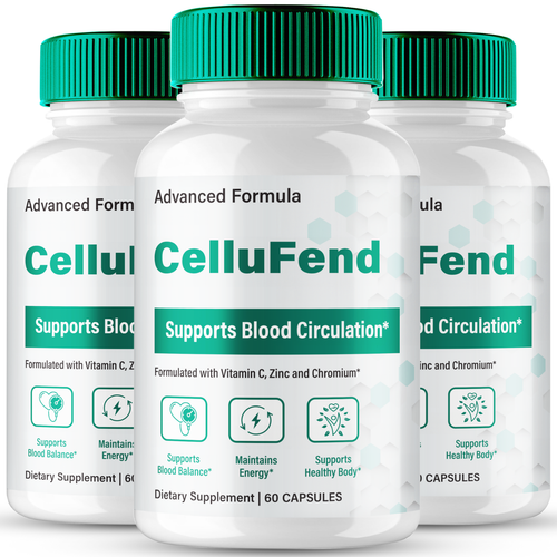 (3 Pack) CelluFend Blood Optimizer, Cellu Fend Blood Circulation ...