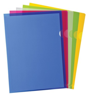 Poly Project Pocket, Letter Size, Assorted Colors, 10/Pack (53296) | eBay