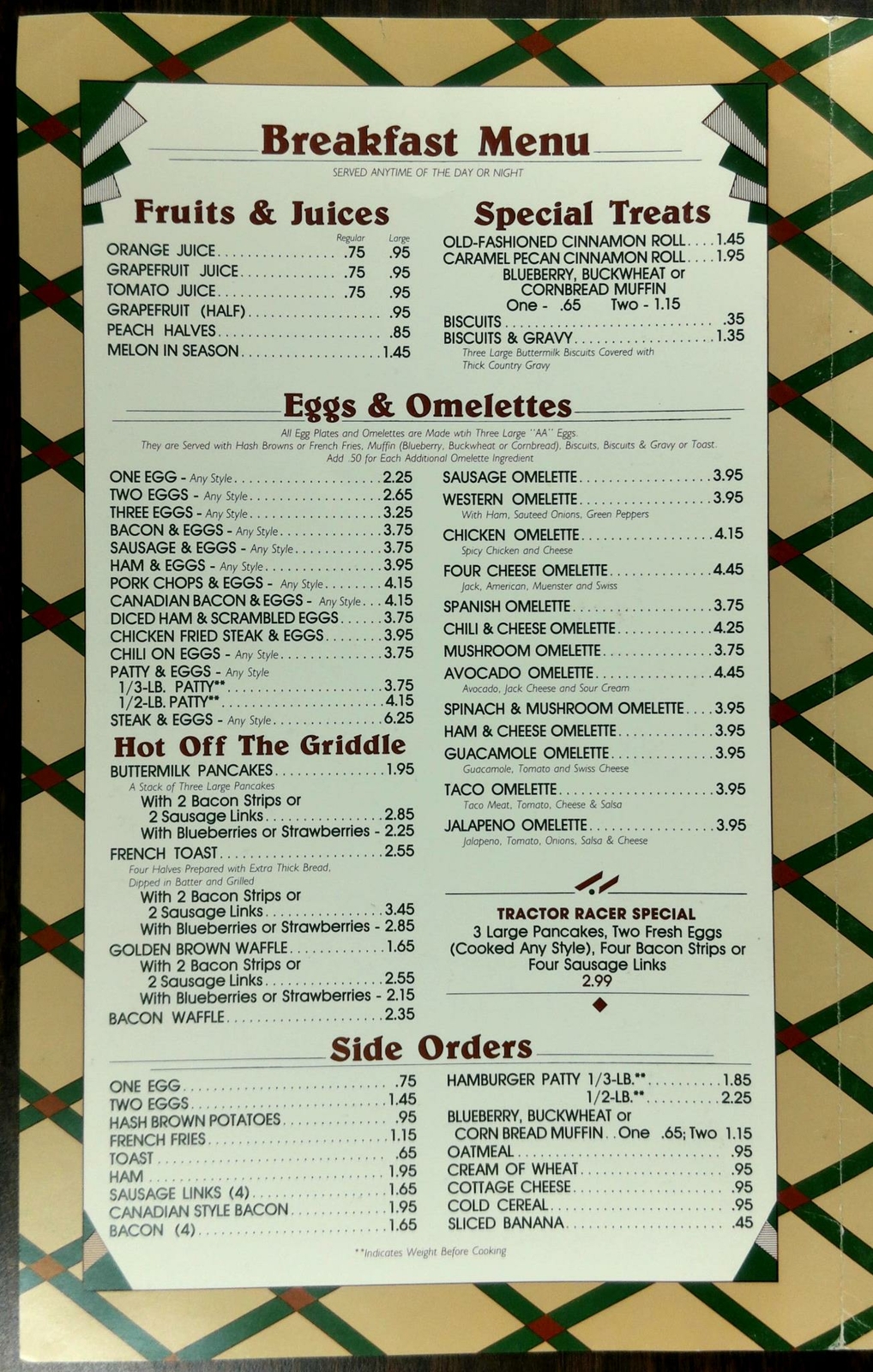 1970's Original Menu PENFOLD'S Restaurant Temecula California | eBay