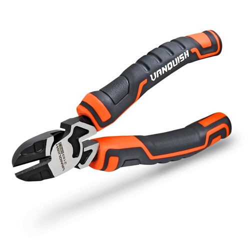VANQUISH 6 Inch Diagonal Cutting Pliers High-Leverage Wire Cutters with ...