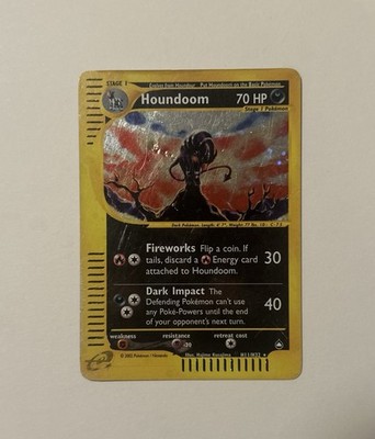 Houndoom H11/H32 Aquapolis E-Reader Holo Vintage (Pokemon TCG) | eBay