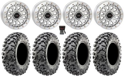 System 3 SB-6 15" Wheels Mh (6+1) 32" Carnivore R/T Tires RZR Turbo S ...