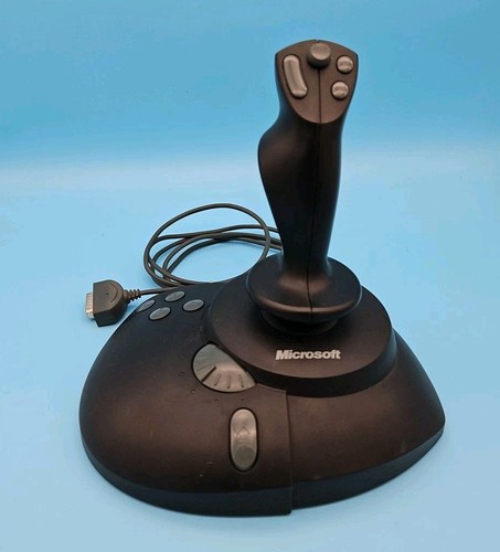Microsoft Sidewinder Precision Pro Flight Stick Joystick PC Game Port ...