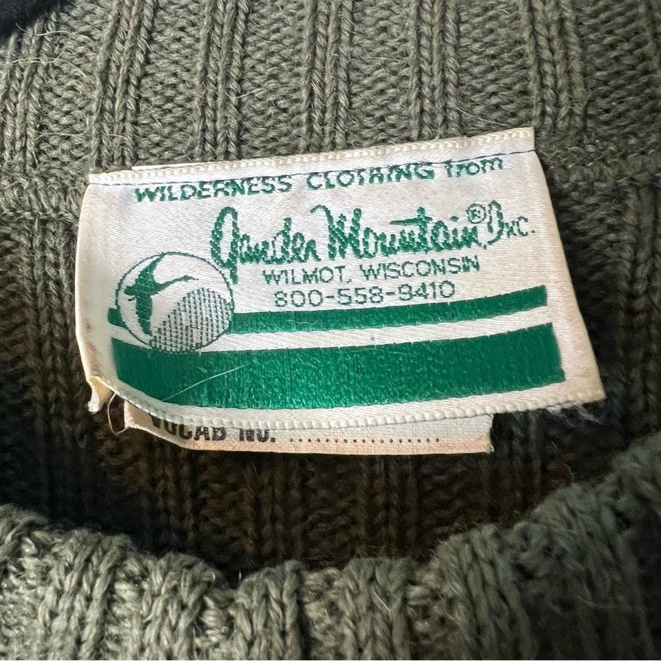 Gander Mountain Men's British Wool Military Commando Sweater Olive Green Sz M | eBay