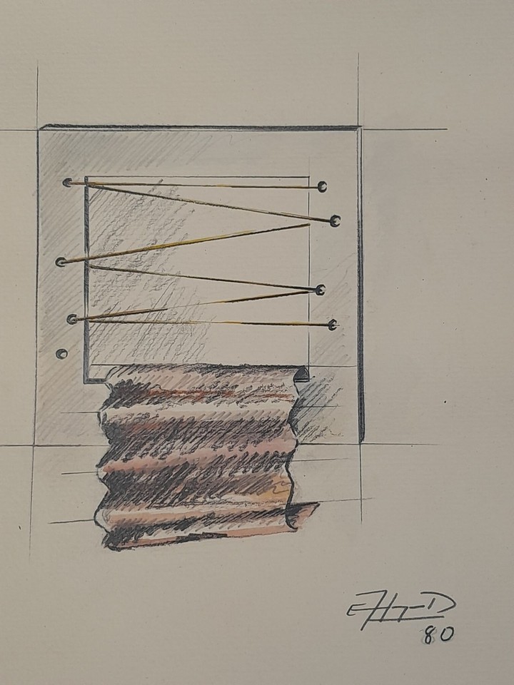 Pencil Drawing On Paper. Signed And Dated 1980. | eBay