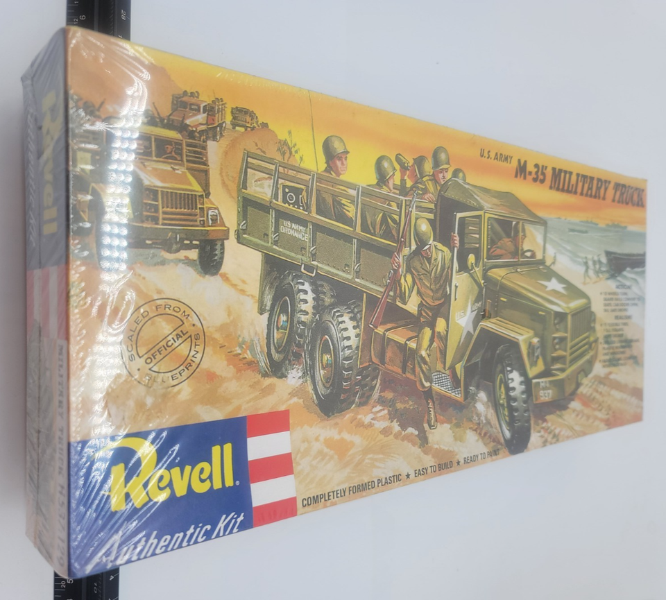 1994 Revell U.S. Army M-35 Military Truck Model Kit H537:129 | eBay
