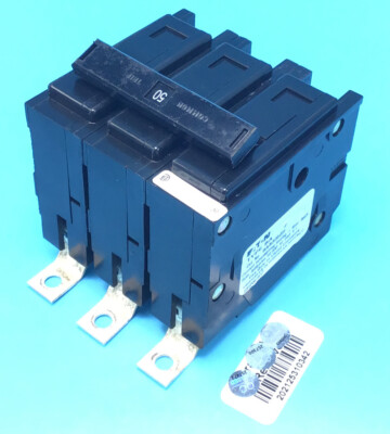 New Circuit Breaker Cutler Hammer BA3050H BAB3050H 50 Amp 3P Quicklag ...