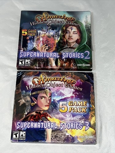 2 Amazing Hidden Object PC Games Supernatural Stories 2 & 3 (5-Game ...
