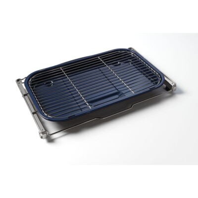 Wolf 30" Premier Blue Enamel Broiler Pan | Full Extension Ball Bearing ...