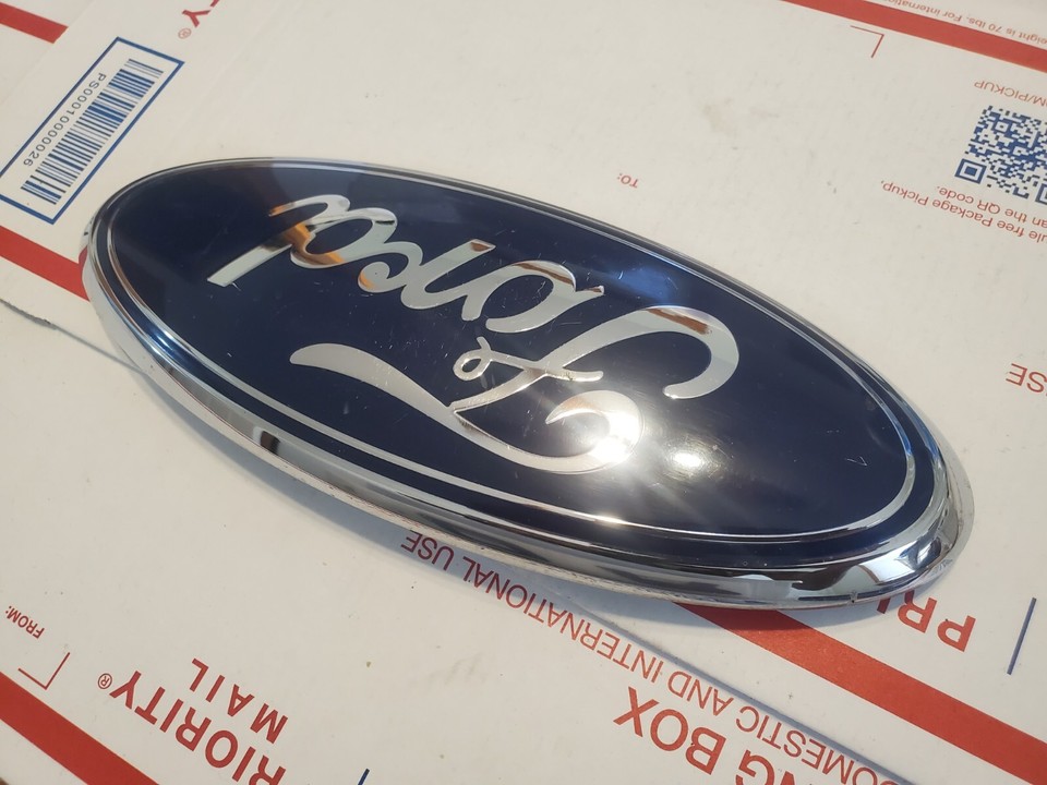 Ford Oval 9" emblem badge decal logo F150 F-150 OEM Genuine Original ...