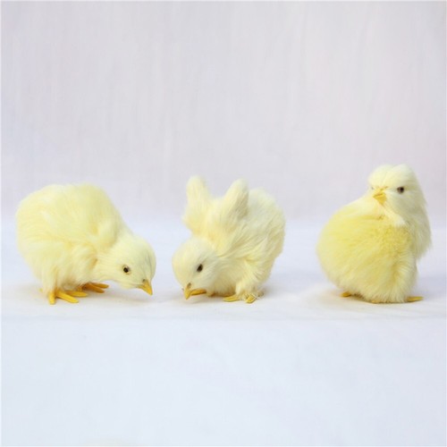 Realistic Chick Decora Animal Doll Simulation Chicken Model Plush ...