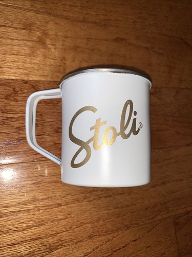 Cool Stoli Metal Drink Cup- Excellent Condition- Logo On Front- Vodka ...