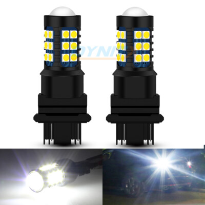 Reverse Back Up Light 3057 6000K Bright White LED Bulbs For GMC ...