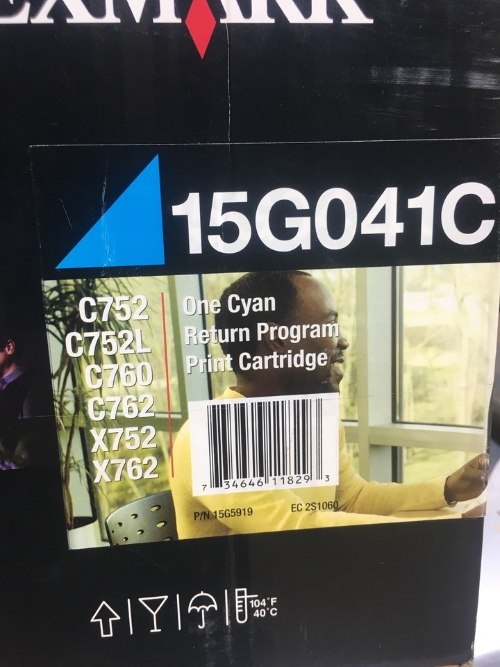 5 Lexmark 15G041C CYAN C752 C760 C762 X752 X762 Toner Ink SALE *New In Box* OEM | eBay