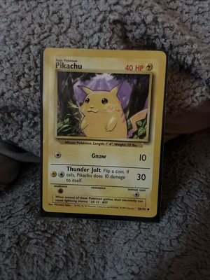 Fat Pikachu pokemon cards | eBay