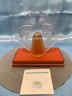 Lalique 1998 Parfum Ondine 1 OZ Crystal Bottle Numbered Limited Edition ...