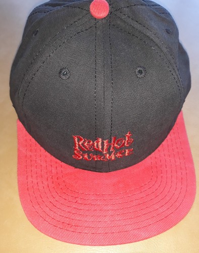 Coca-Cola Red Hot Summer Black/Red Vintage Embroidered Snapback Hat Cap ...