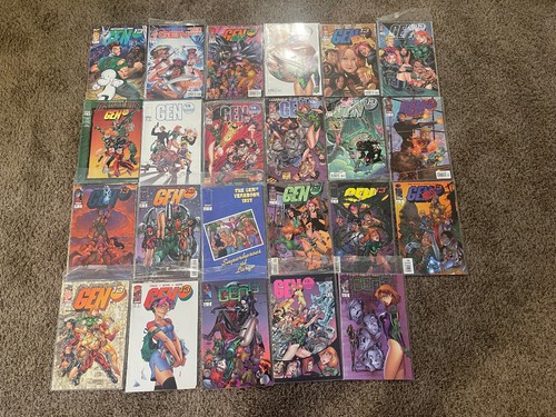 Lot of 23 vintage GEN 13 IMAGE-COMICS:. CLEAN COPIES. | eBay