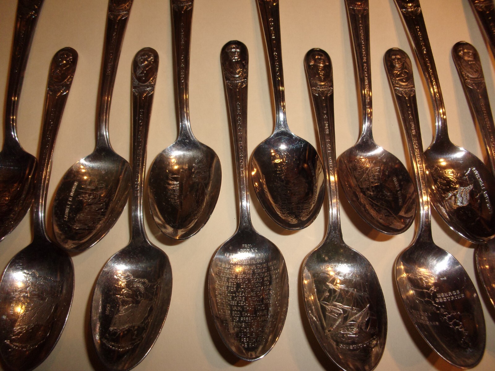 Vintage President Spoons International silver. Co Silver Plate lot of ...
