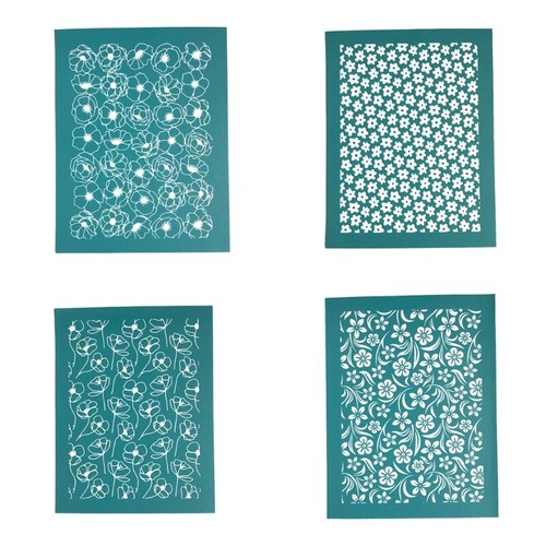 Silk Screen Stencil Mesh Stencil Reusable Self-Adhesive Screen Printing ...