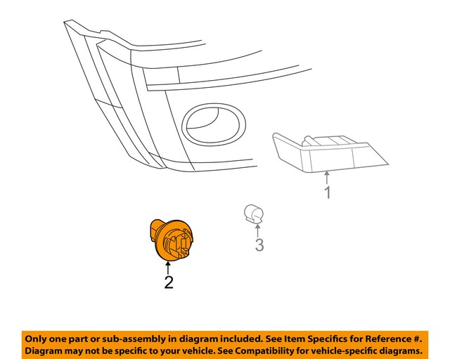 Genuine Chrysler 68000686AA Park and Turn Signal Socket for sale online ...