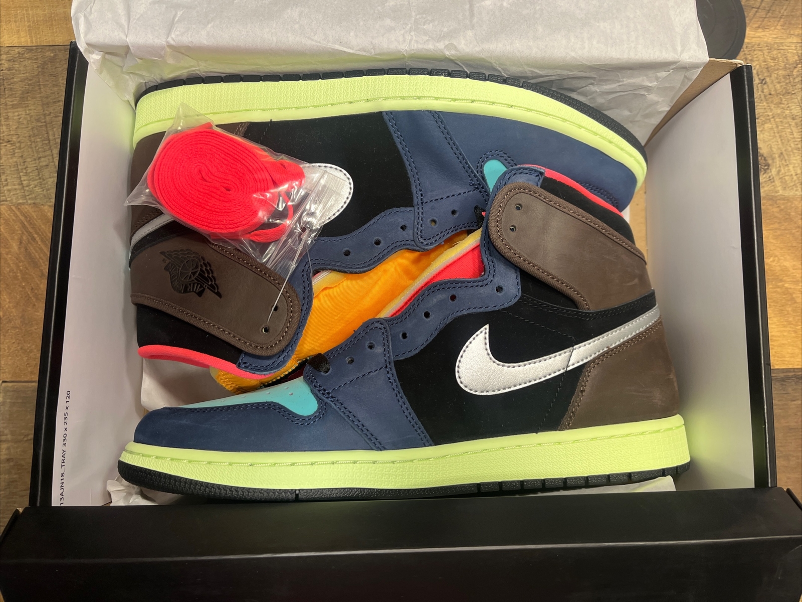 Air Jordan 1 Retro High OG "Tokyo Bio Hack" 555088-201 Men's size 11.5 ...