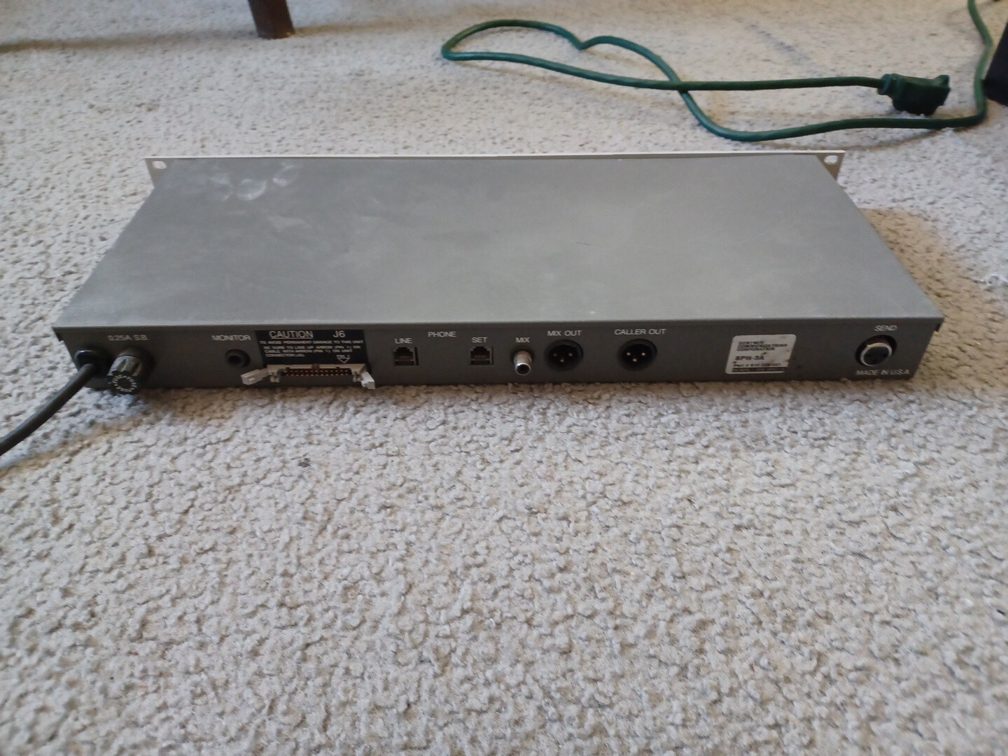 (X2) Gentner SPH-3A Broadcast Hybrid Phone Line Audio Console Mixer ...