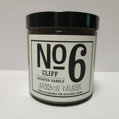 Jackson Vaughn Scented Candle Cliff No 6 Made In Texas | eBay