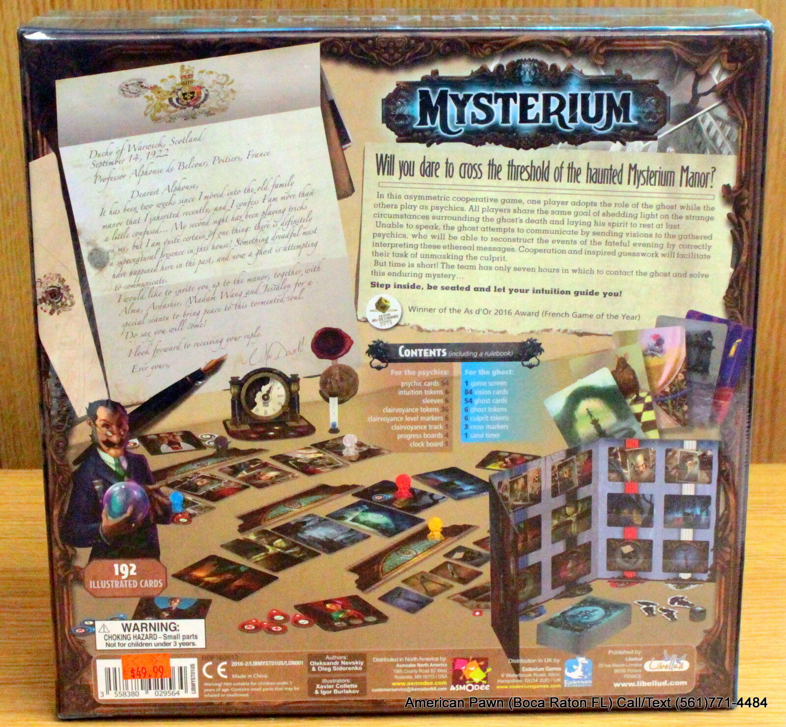 Mysterium Board Game by Libellud Mystery Board Game Brand New Sealed | eBay
