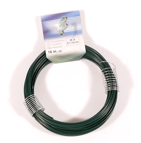 PRL) GREEN IRON PLASTICIZED WIRE FP08 PLASTICIZED IRON WIRE 16m DIAM. 1 ...