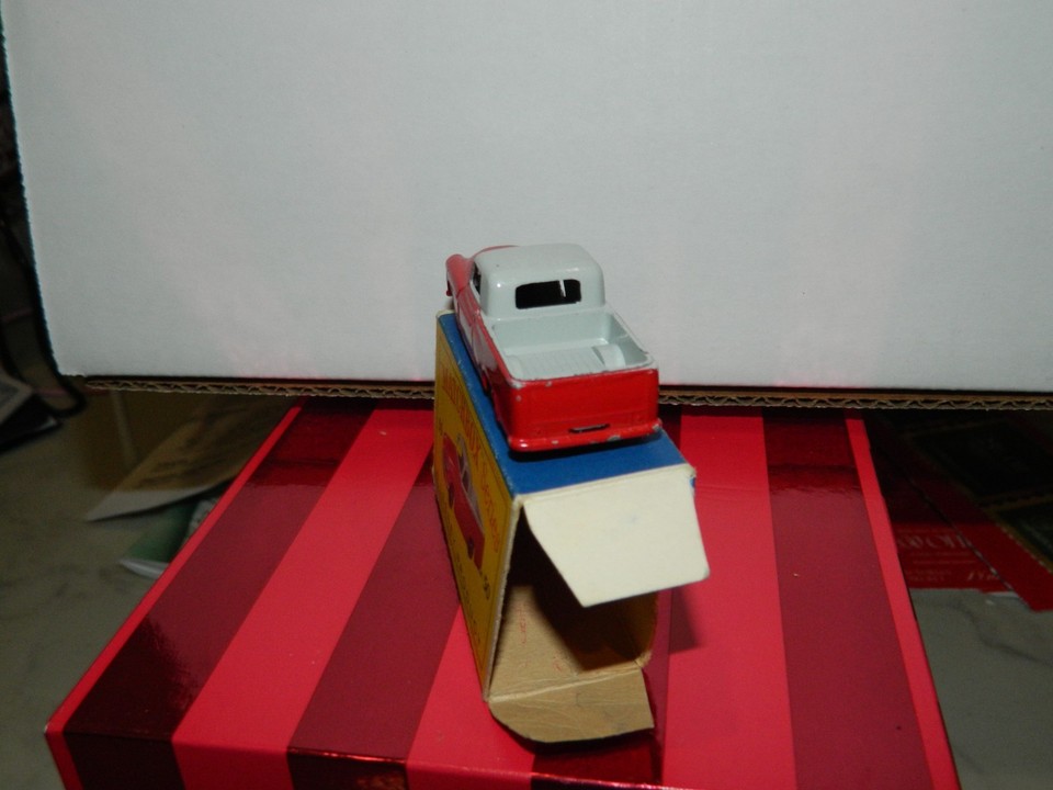 Matchbox #50A Commer Pickup BPW Rare Red/Grey 1958 D1 Box | eBay