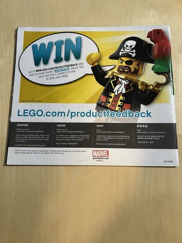 LEGO Marvel Avengers - War Machine Buster 76124 - Manual Only - No ...