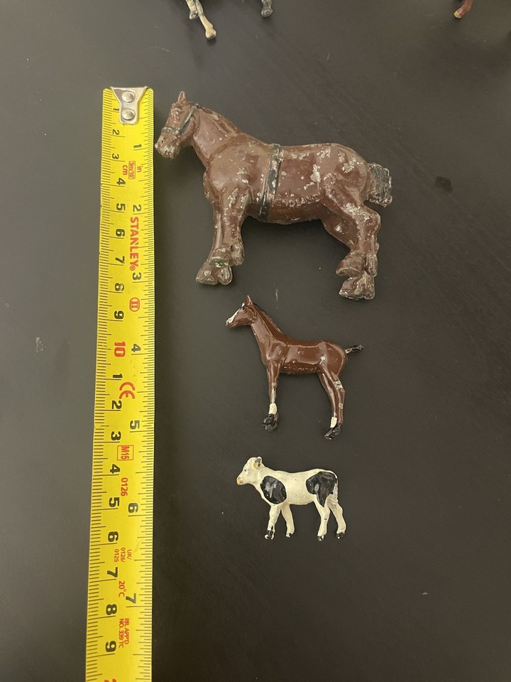 Set If Vintage Lead Farm Animals Vintage Toy Soldiers | eBay UK