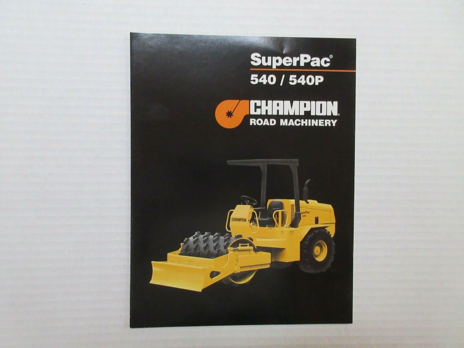 Champion SuperPac 540/540P Compaction Roller Color Literature | eBay
