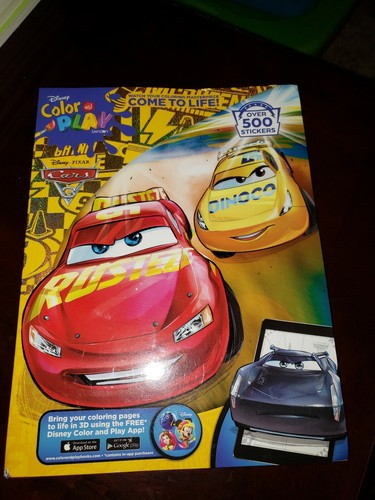Disney Color & Play Pixar Cars 3 Activity Coloring Book | eBay