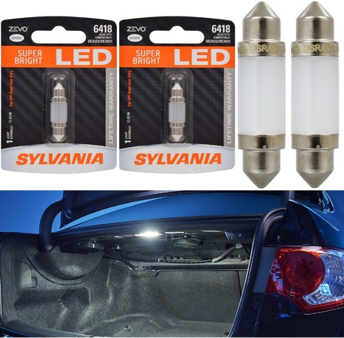 Sylvania ZEVO LED Light 6418 White 6000K Two Bulbs Trunk Cargo ...