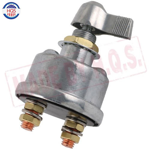 12V 2 post SPST Kill Cut Off Master Battery Disconnect Switch Nascar ...