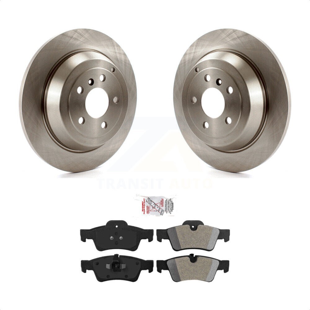 Rear Brake Rotors & Integrally Molded Pad Kit For Mercedes-Benz ML350 ...