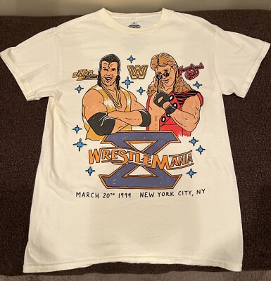 WWE WrestleMania X Razor Ramon Shawn Michaels Heartbreak Kid T Shirt ...