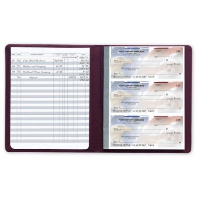 56202N Secretary Deskbook Check Registers 6 3/8 x 8 1/4" QTY 5 | eBay