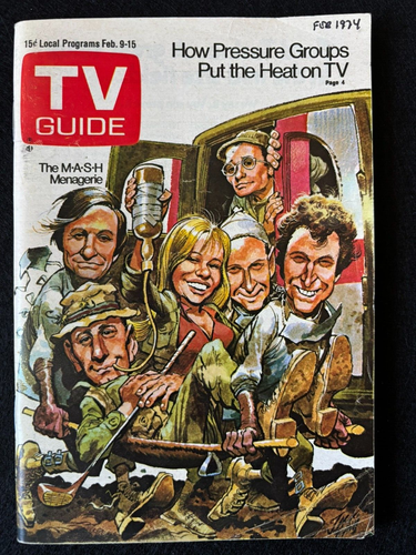 TV Guide Magazine Feb 8 1974 MASH Menagerie No Label #1089 Phoenix ...