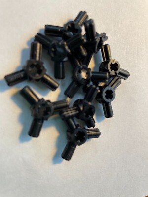 LEGO-NEW-#57585-BLACK-AXLE HUB CONNECTOR W/ 3 AXLES-10 PIECES | eBay